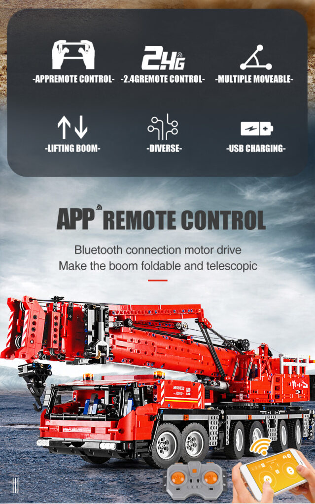 Mould King 17013 RC Grove GMK Crane – Mould King UK Online Shop