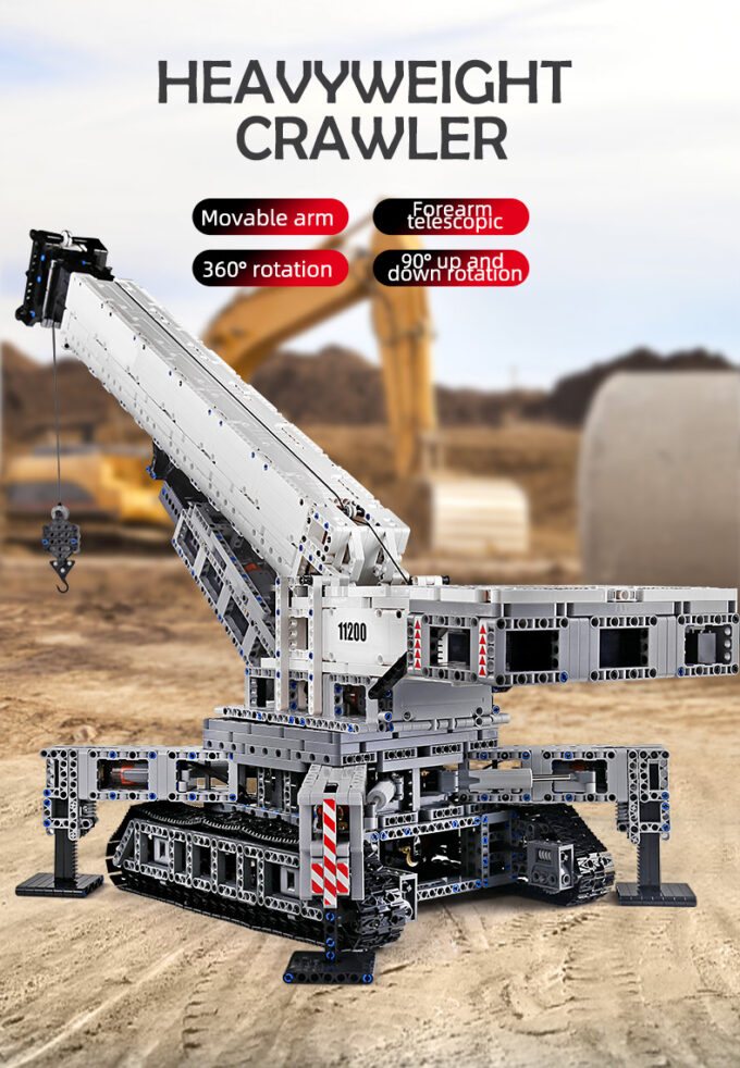 MOULD KING 17002 Liebherr LTR 11200 Crane – Mould King UK Online Shop